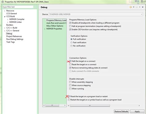 如何使用JTAG连接一个正在运行的Target Device MSP 低功耗微控制器论坛 MSP 低功耗微控制器 E E 设计支持