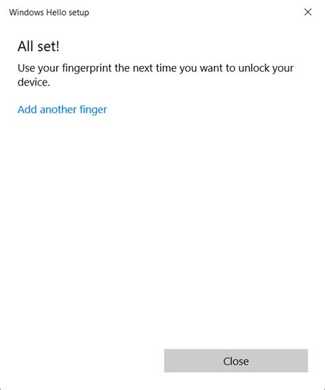 How To Enable And Use Fingerprint Authentication In Windows
