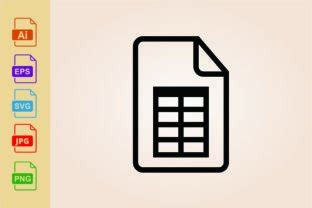 Document Table Graphic By ImR03 Creative Fabrica