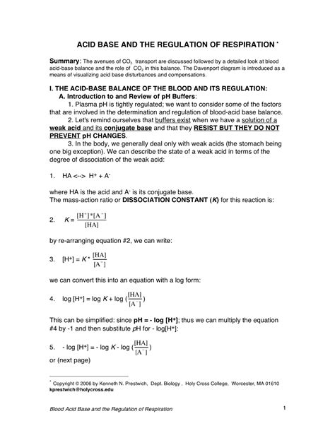 Acid Base Background Docslib
