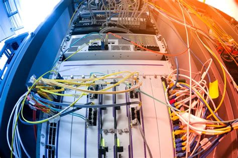 Core Switch Technology In Network Room Place Stock Photo Image Of Optic Electronic