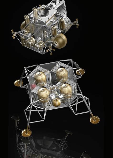 Apollo Lunar Module Propulsion Systems Greeting Card By Carlos Clarivan Science Photo Library