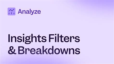 Learn To Use Mixpanel Insights Filters And Breakdowns YouTube