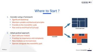 Transforming Monolith Systems To Microservices PPT