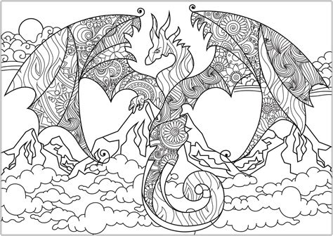 Dibujos De Dragones Para Colorear 100 Dibujos Para Colorear