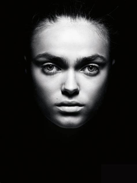 Black And White Face Photography