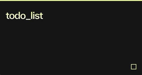 Todolist Codesandbox