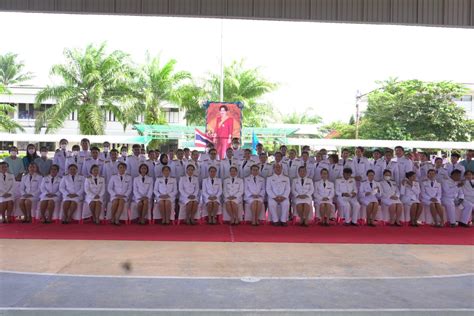 พิธีถวาย The C V Band วงโยธวาทิต โรงเรียนชะอวดวิทยาคาร