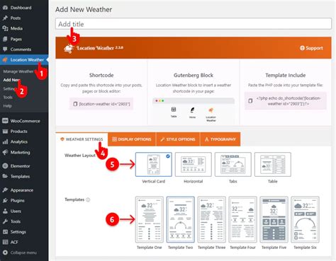 How To Create An Hourly Weather Forecast For Websites Location Weather