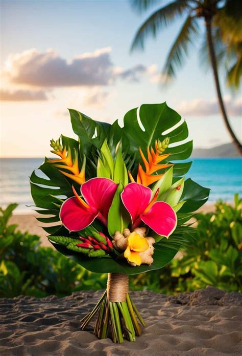 15 Hawaii Wedding Bouquet Ideas For A Stunning Ceremony Omg Hitched