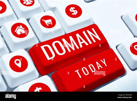 sign displaying domain concept meaning distinct subset of internet
