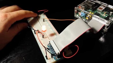 Raspberry Pi Push Button One1 Led Youtube