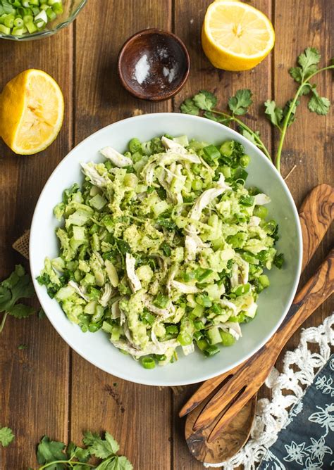 Chicken Salad Using Avocado