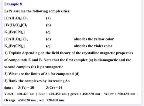 solved example 8 let s assume the following complexities