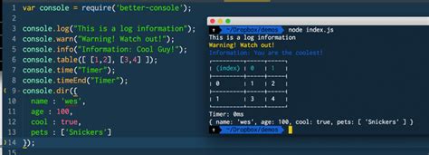 🔥 Better Console Gives You Easy On The Eyes Debugging In Nodejs By Improving Default Console