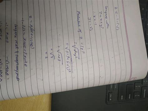 Find The Modulus And The Arguments Of The Complex Number Z 1 I√3