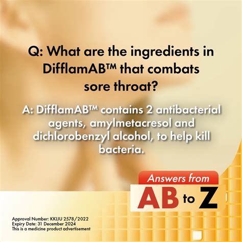 What Are The Ingredients That Combat Sore Throat Infection Throat Bacteria Amylmetacresol