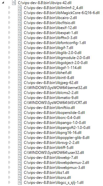 Regression Has Happened To X Version Of Vips Binaries After Issue Libvips Build