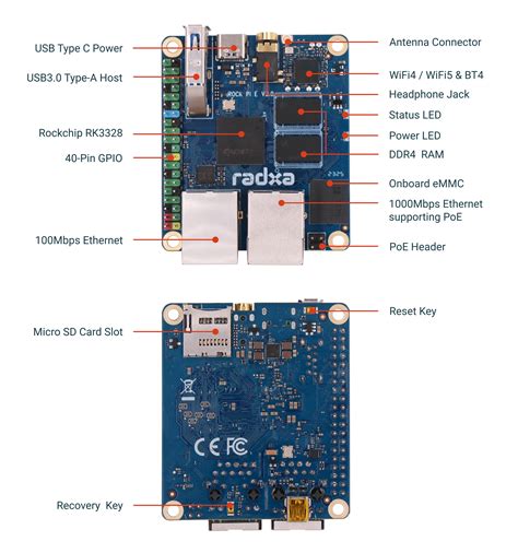 Buy Radxa ROCK Pi Model E GB LPDDR RAM GB EMMC Single Board Computer Based On Rockchip