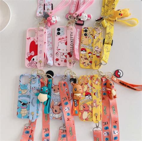 포켓몬 피카츄 갤럭시 A23 A24 A34 A32 X커버5 목걸이 케이스 키즈폰 에이블리