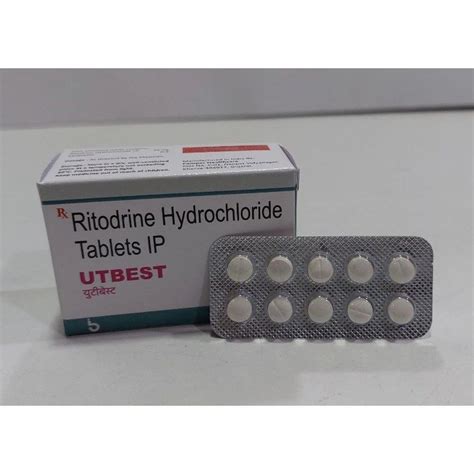 Ritodrine Hydrochloride Tablet At ₹ 135 Stripe Utorelax In Nadiad Id 25953402497
