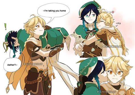 Aether Venti Impact Deep Impact Character Art