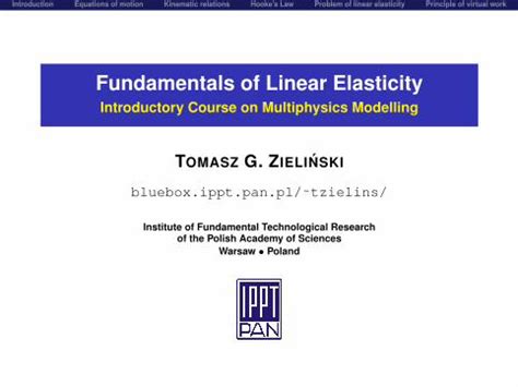 PDF Fundamentals Of Linear Elasticity DOKUMEN TIPS
