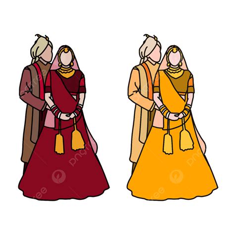 Indian Wedding Couple Outfits Traditional For Bride Groom Wedding