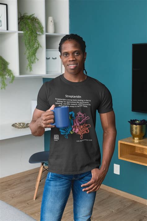 Streptavidin Protein Schematic Etsy