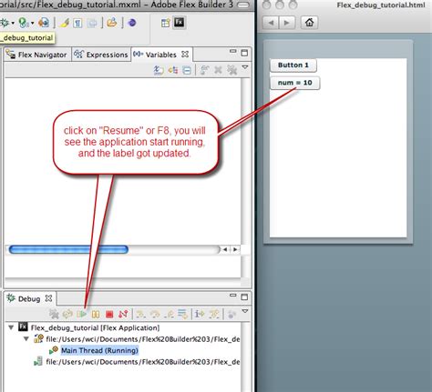 Using Adobe Flex Debugger
