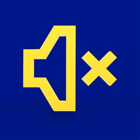 Free Photo Sound Volume Mute Front Side