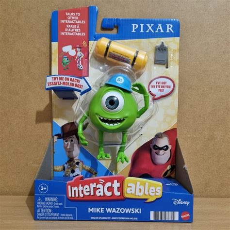 Disney Pixar Interactables Dug And Mike Wazowski Talking Action Figure Mattel New £22 99 Picclick Uk
