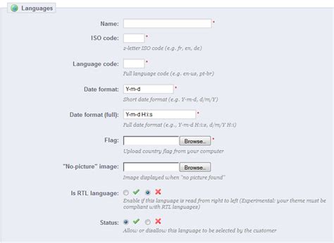 setting languages in prestashop 1 5 web hosting hub
