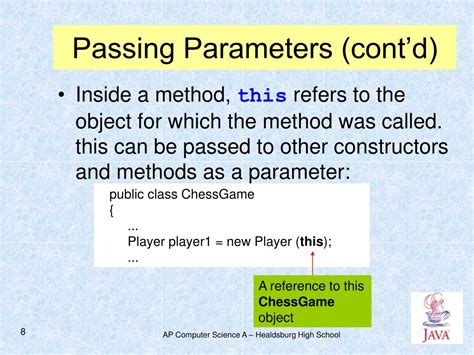 Ppt Parameter Passing In Java Constructors And Methods Exploration