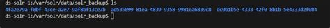 Solr Backup Not Getting Created In Both Solr Nodes Stack Overflow