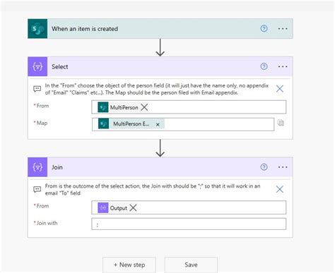 Sharepoint Online Power Automate Flow Multiple Selection Column