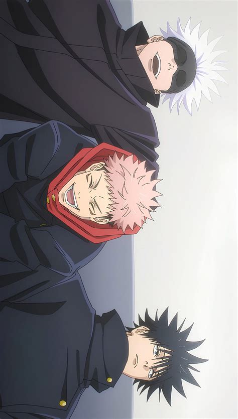 Gojo Yuji And Megumi Personagens De Anime Wallpapers Bonitos Desenho
