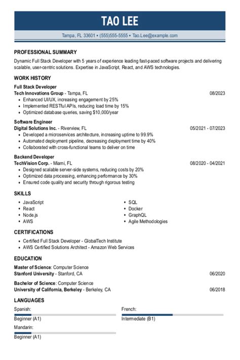 Python Developer Resume Examples And Templates 2025