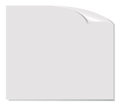 White Blank Page Vector Illustration 8406548 Vector Art At Vecteezy