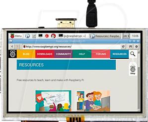 RASP PI TD Raspberry Pi Shield Display LCD Touch X Pixels Bei Reichelt Elektronik