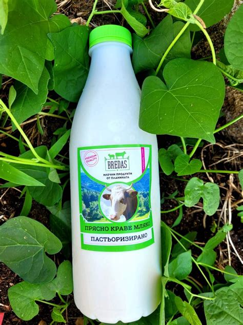 Прясно краве мляко 1л Bredas