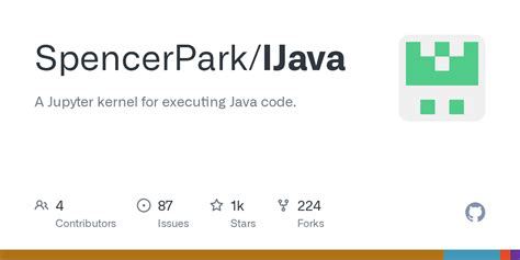 Github Spencerparkijava A Jupyter Kernel For Executing Java Code
