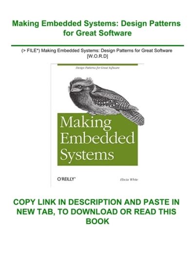 p d f file making embedded systems design patterns for great software [w o r d]