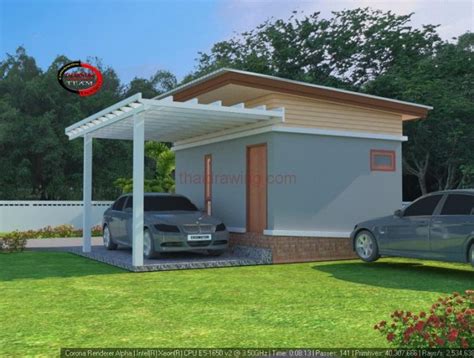 แบบบ้านโฮมสเตย์ รีสอร์ทสุโขทัย ในงบประมาณ 250 000 บาท