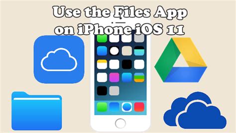 How To Use Files A File Manager App On IPhone IOS