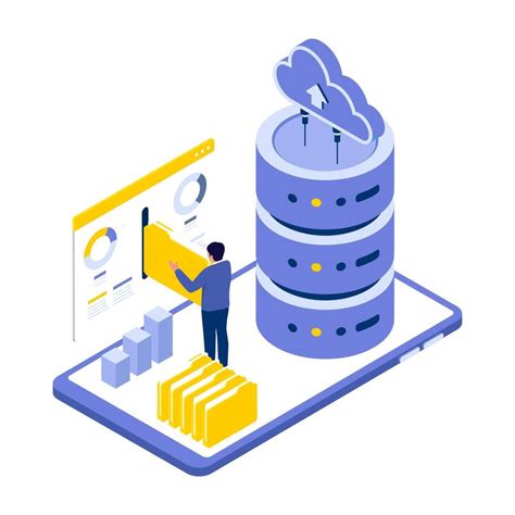 Cloud Data Management And Storage Solutions 67916764 Vector Art At Vecteezy