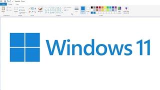 How To Draw The Windows Logo Using MS Paint How To Doovi