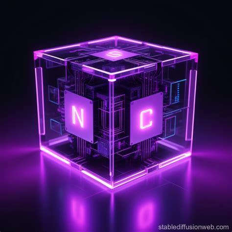 Data Visualization In A Suspended Cube Stable Diffusion Online