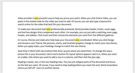 macro trick how to highlight multiple search strings in a word
