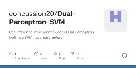 Github Concussion20dual Perceptron Svm Use Python To Implement